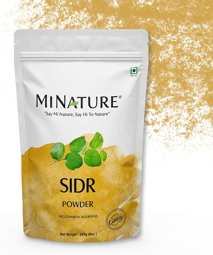 Sidr Powder by mi nature | 227g ( 8oz) (0.5 lb ) | Sidr leaves Powder ...